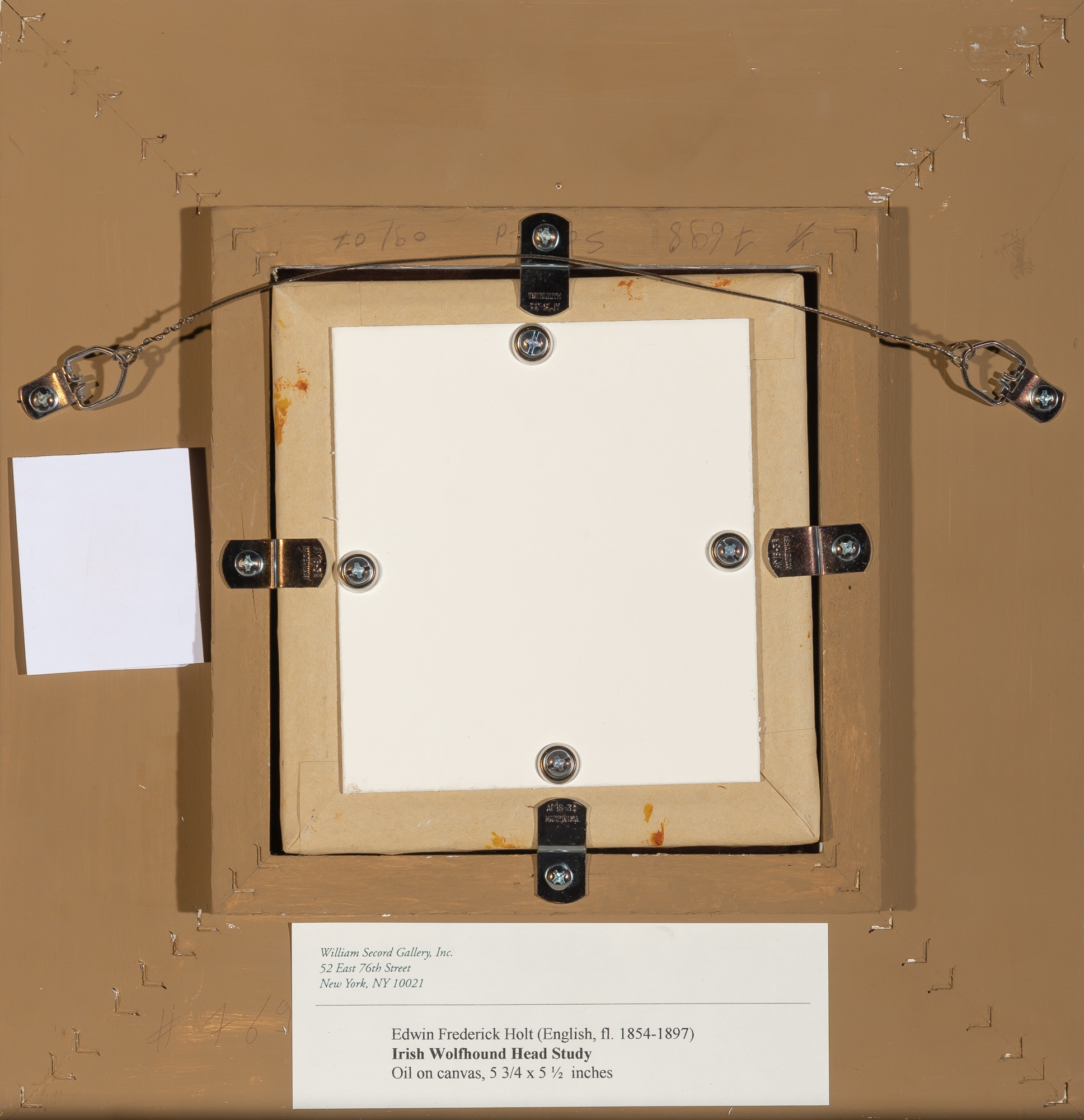 Edwin Frederick Holt | Irish Wolfhound Head Study (1049) | MutualArt