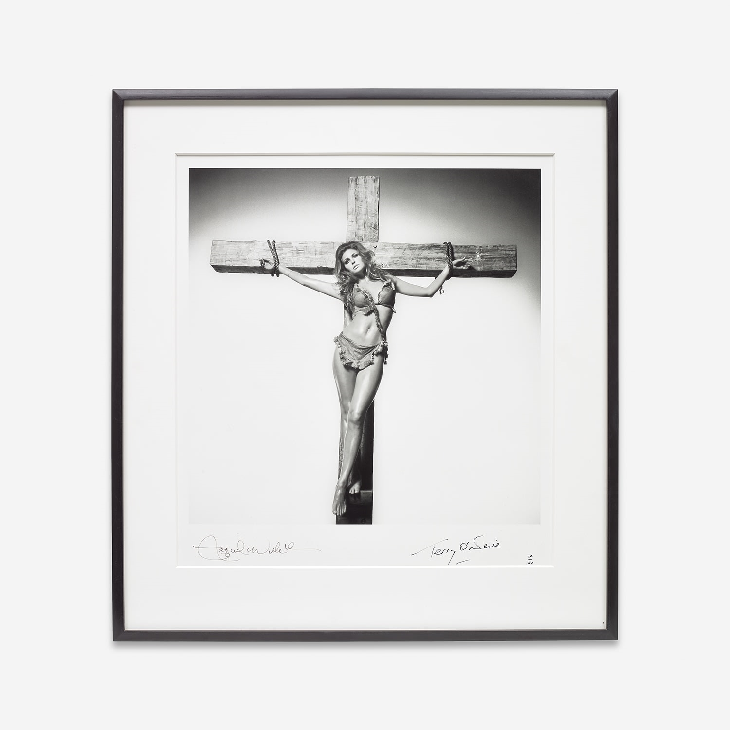 Terry O'Neill | Raquel Welch on the Cross (1966) | MutualArt