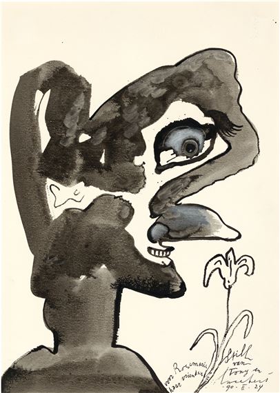 Lucebert | happy (1986 - 1987) | MutualArt