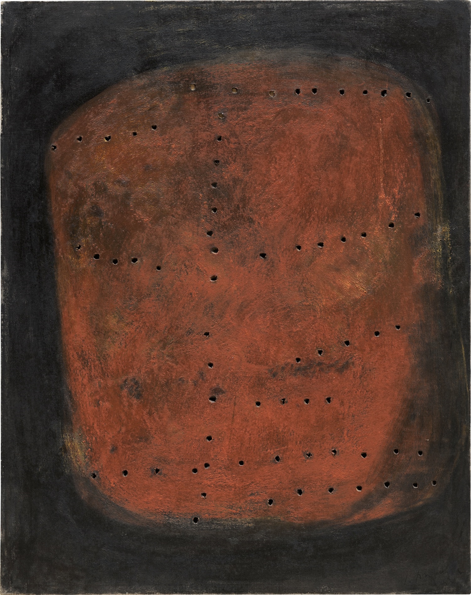 Lucio Fontana | Concetto spaziale (1955) | MutualArt