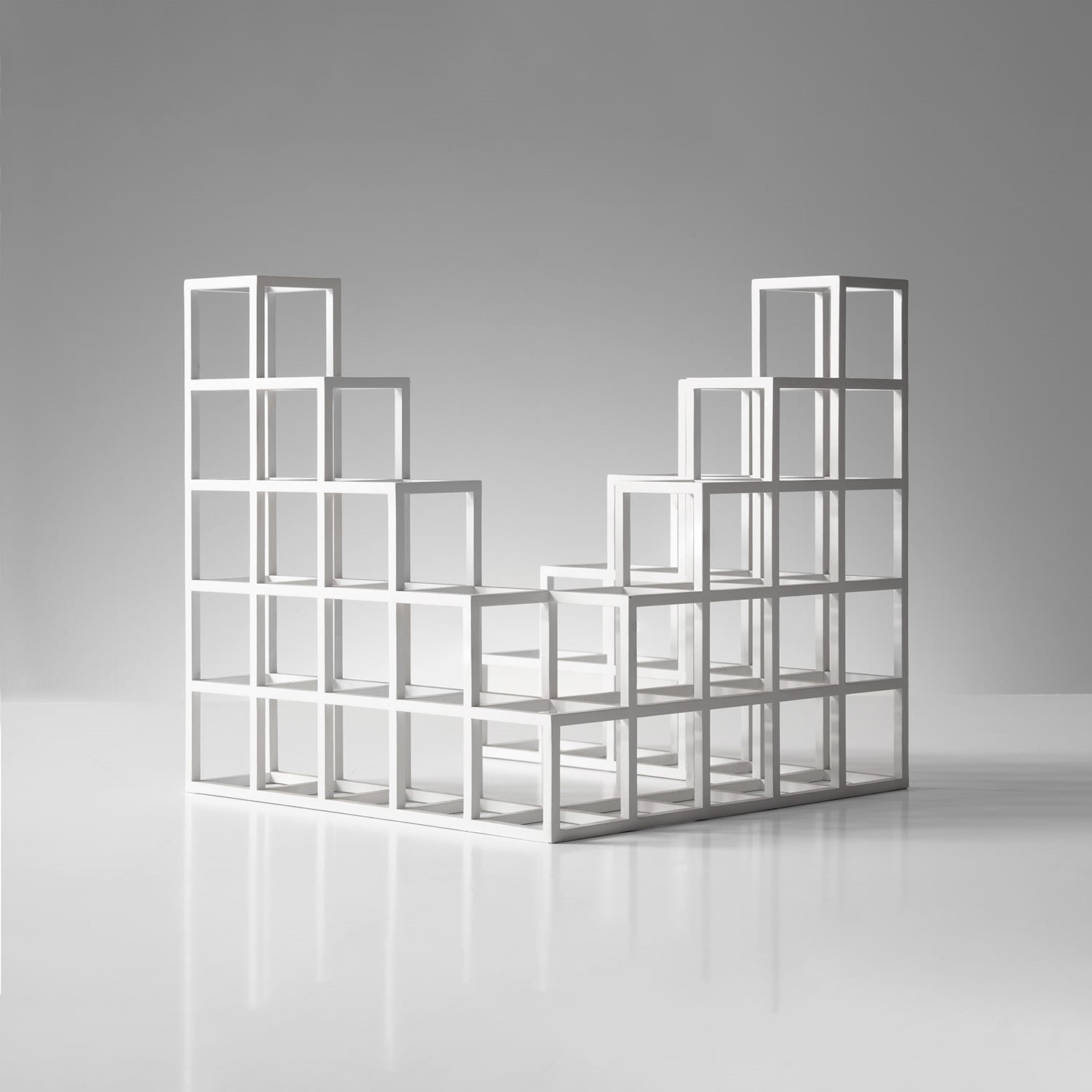 Sol LeWitt | Open Cube Structure (2000) | MutualArt