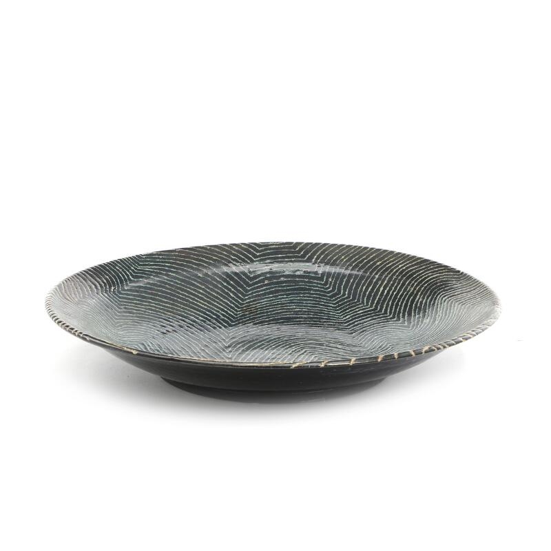 Per Weiss | A circular earthenware dish (1991) | MutualArt