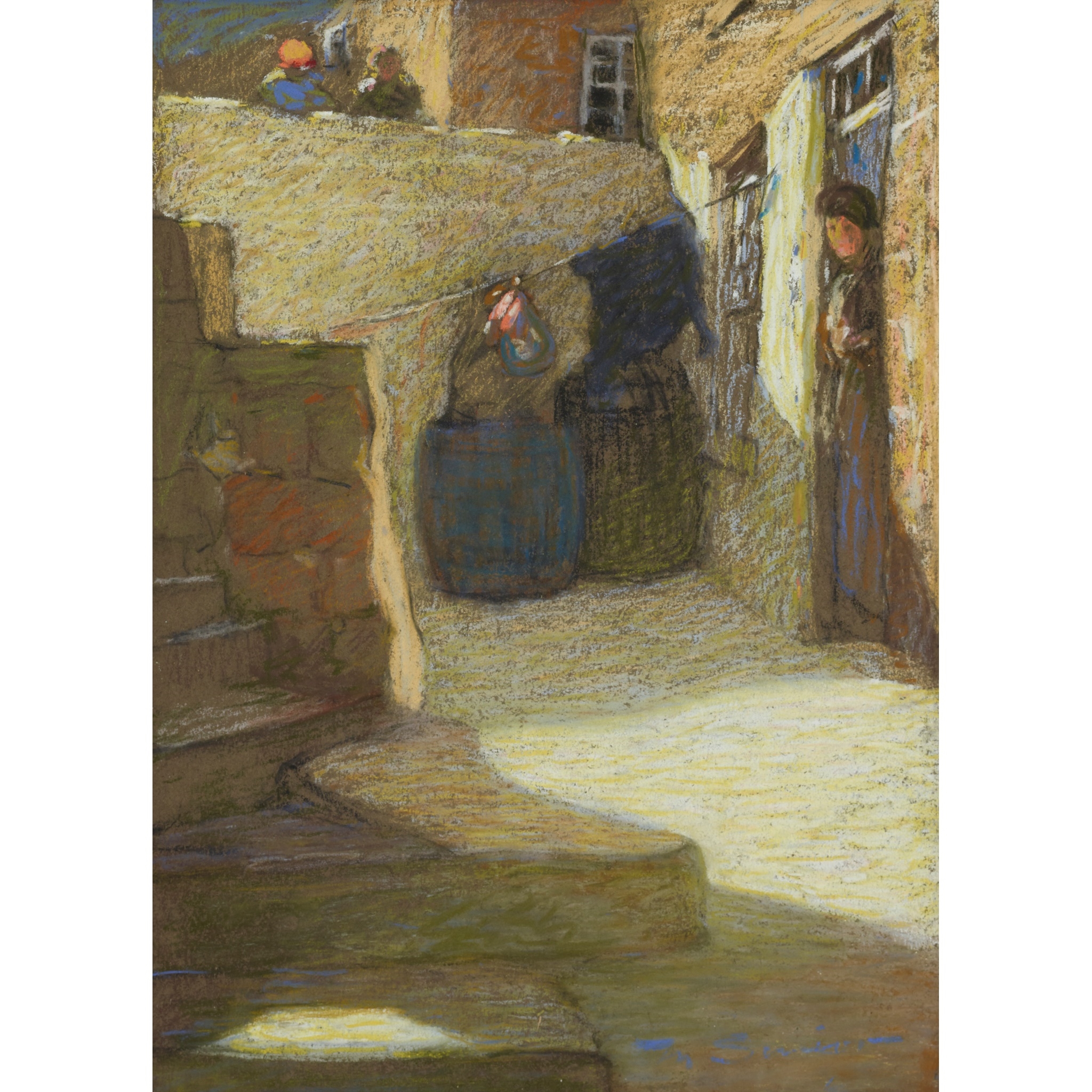 Mark Senior | COURTYARD GOSSIP | MutualArt