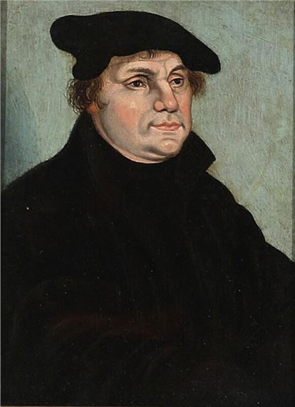 Lucas Cranach the Elder | Portrait of Martin Luther | MutualArt