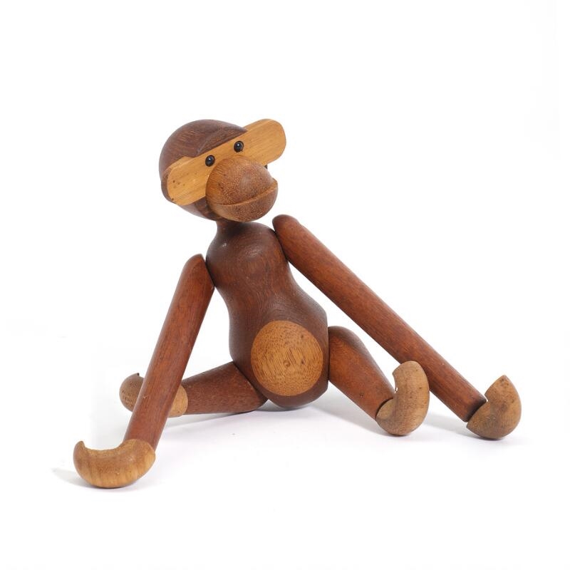 Kay Bojesen | A teak and limba wood monkey figure | MutualArt