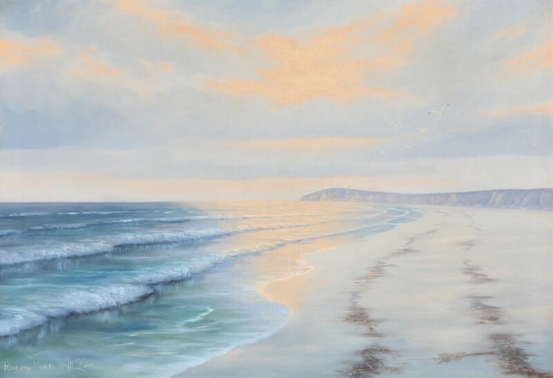 Wolmer Zier | Danish coastal scape from Rubjerg Knude | MutualArt