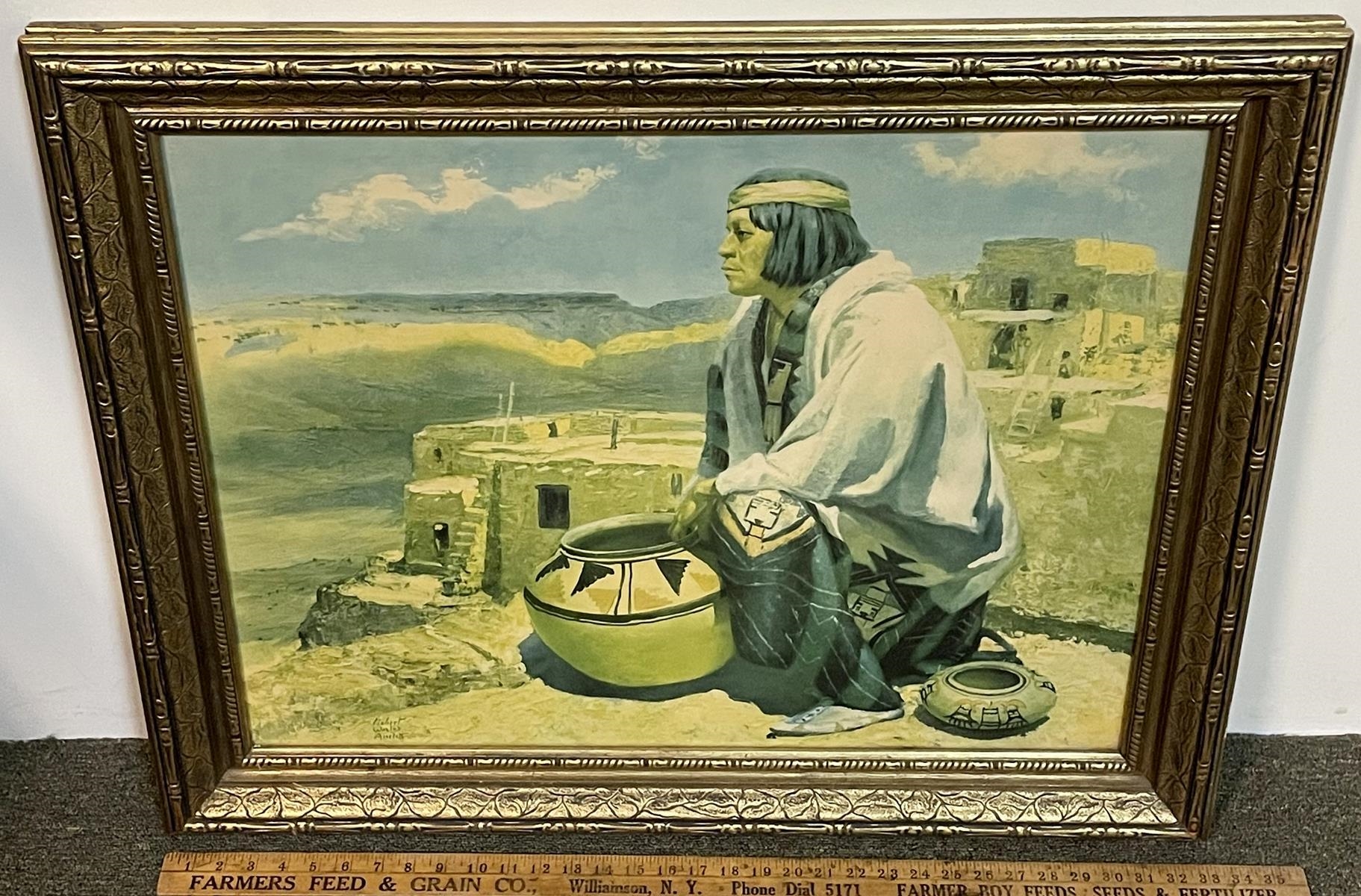 Robert Wesley Amick | The Indian Weaver | MutualArt