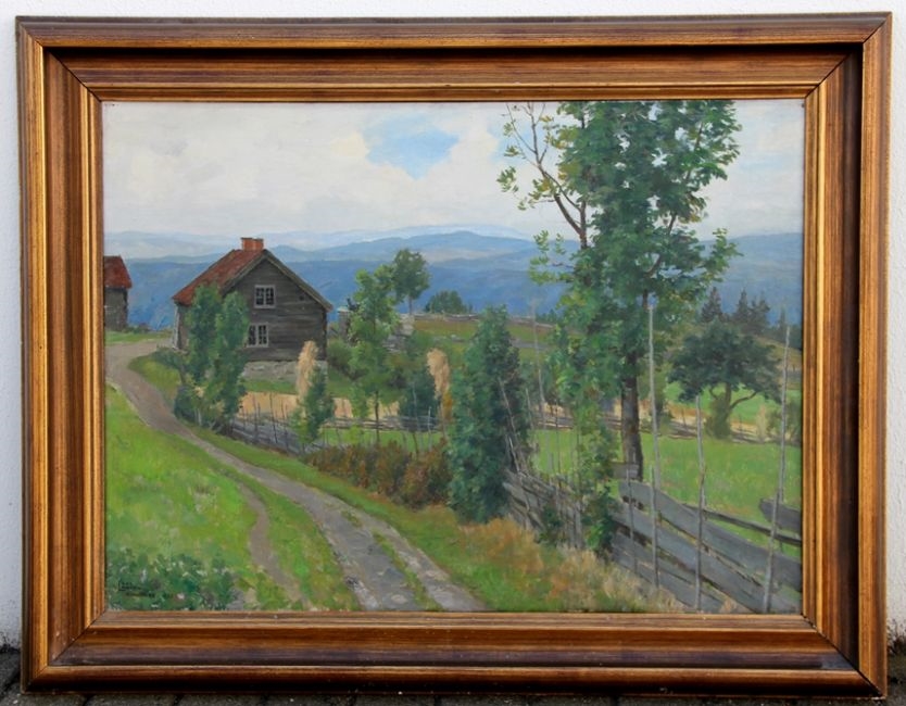 Lars Larsen | Norwegische Landschaft (1925) | MutualArt