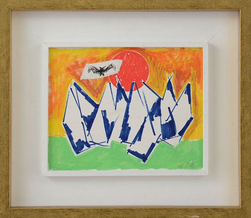 Sergio Dangelo | Capite de fin (1961) | MutualArt