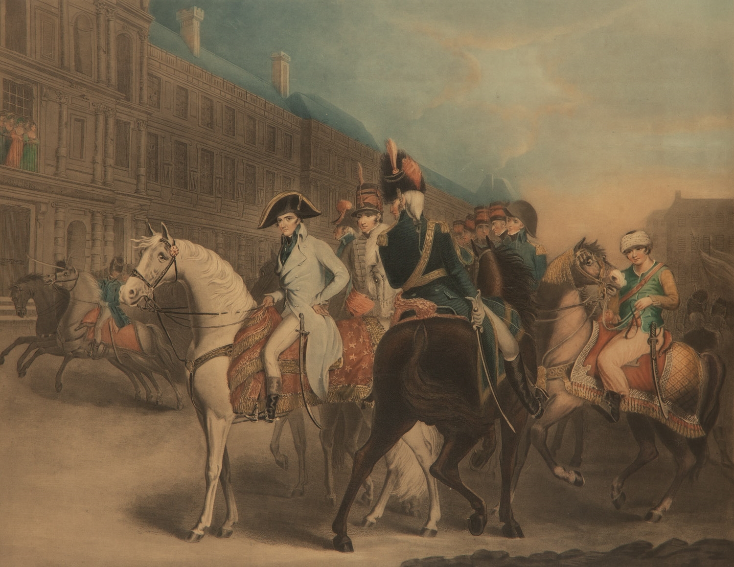 Charles Turner | Bonaparte Reviewing the Consular Guards (1802) | MutualArt