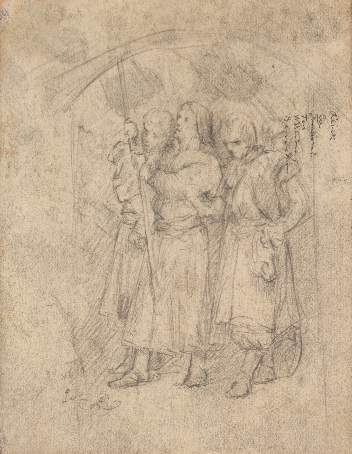 Artur Grottger | Chlop polski i szlachta | MutualArt