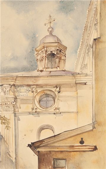 Henryk Dabrowski | Kazimierz Dolny – Fara (1953) | MutualArt