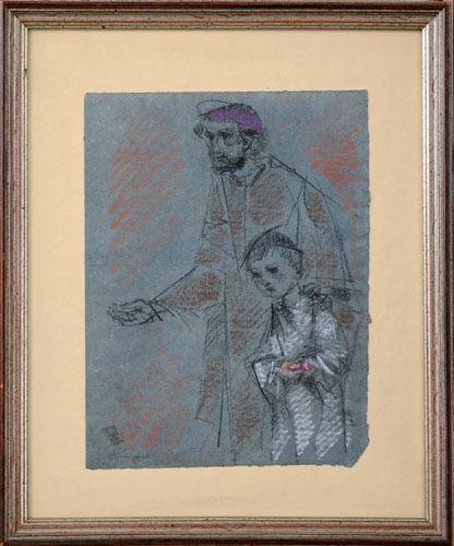 Trento Longaretti | Vecchio e bambino | MutualArt