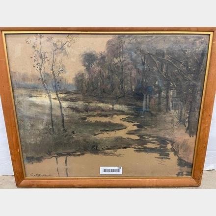 George H. Brodhead | Treed Wetland | MutualArt