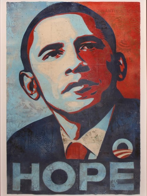 Shepard Fairey | HOPE (2008) | MutualArt