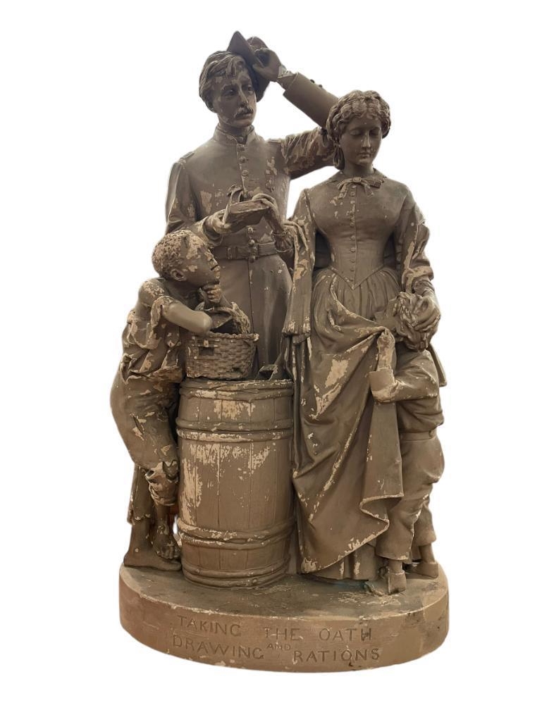 John Rogers | Taking the oath and drawing rations (1870s) | MutualArt