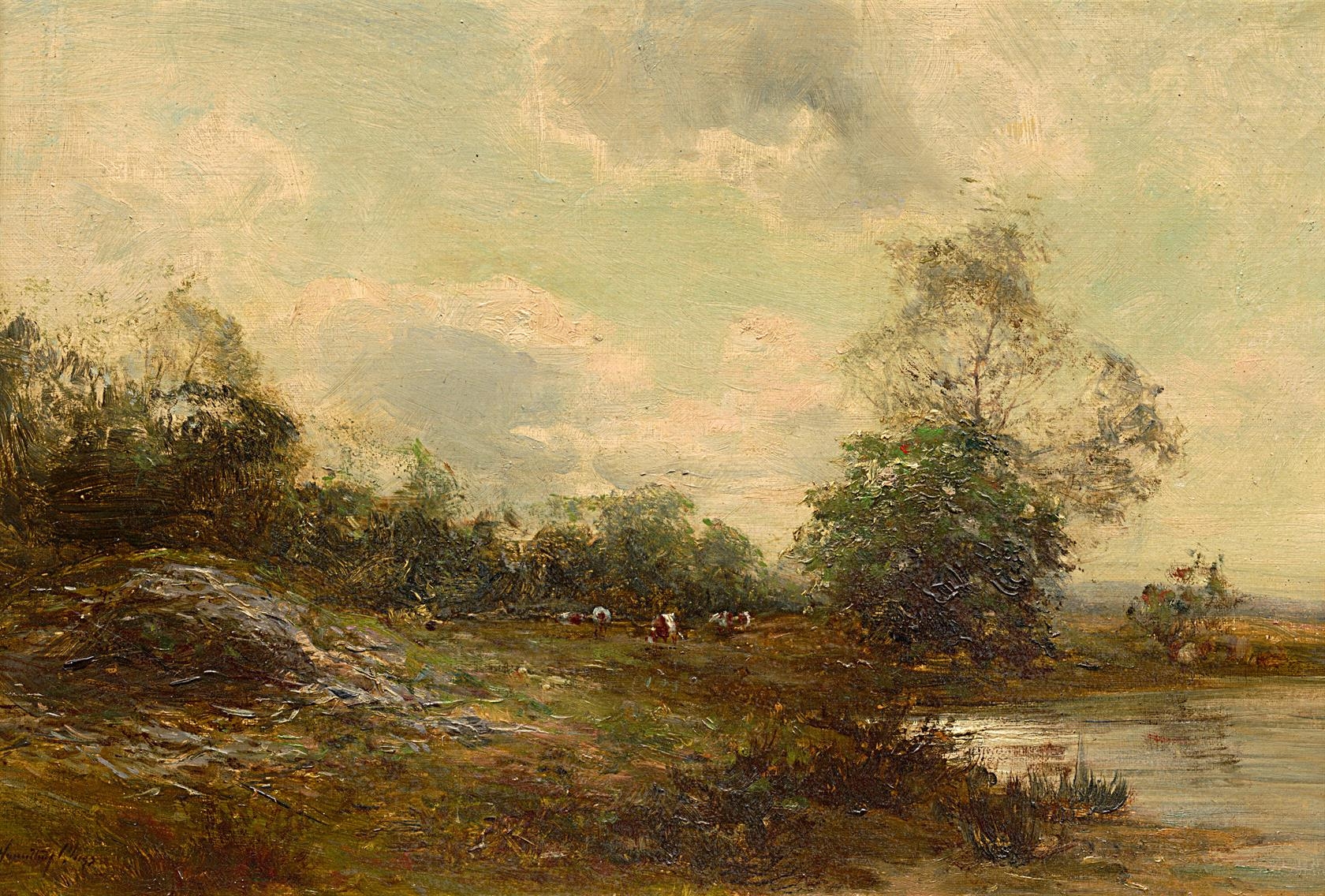 John Hamilton Glass | KRÁVY V KRAJINĚ | MutualArt