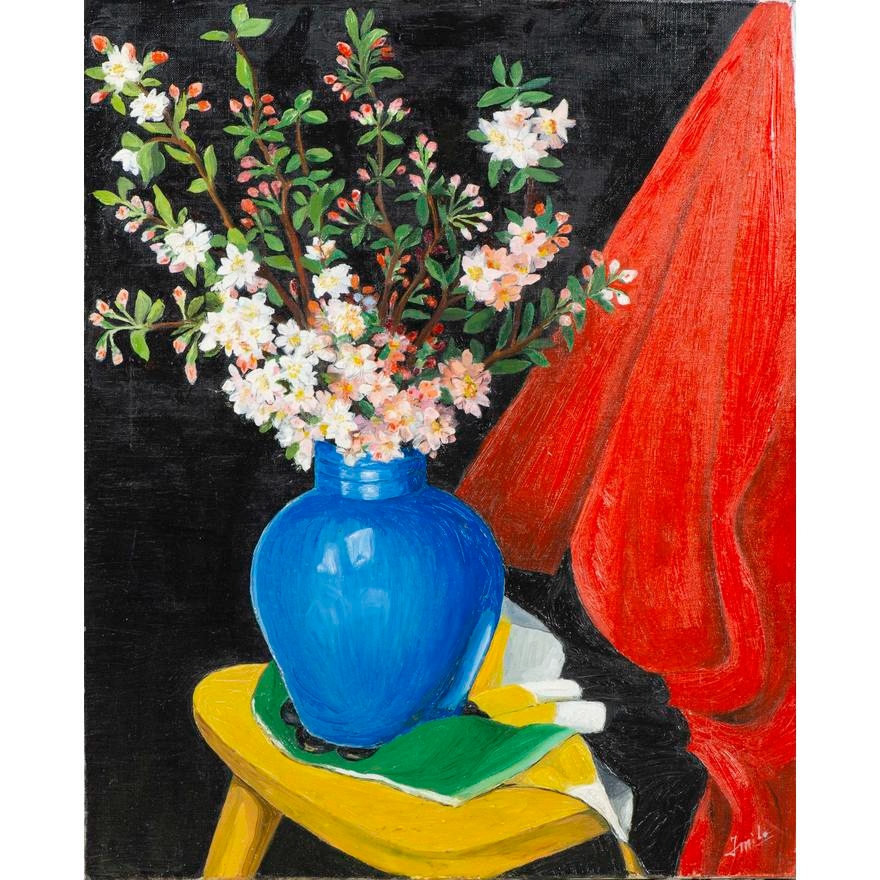 Jean Milo | DIT MILO, 'BOUQUET AU VASE BLEU' | MutualArt