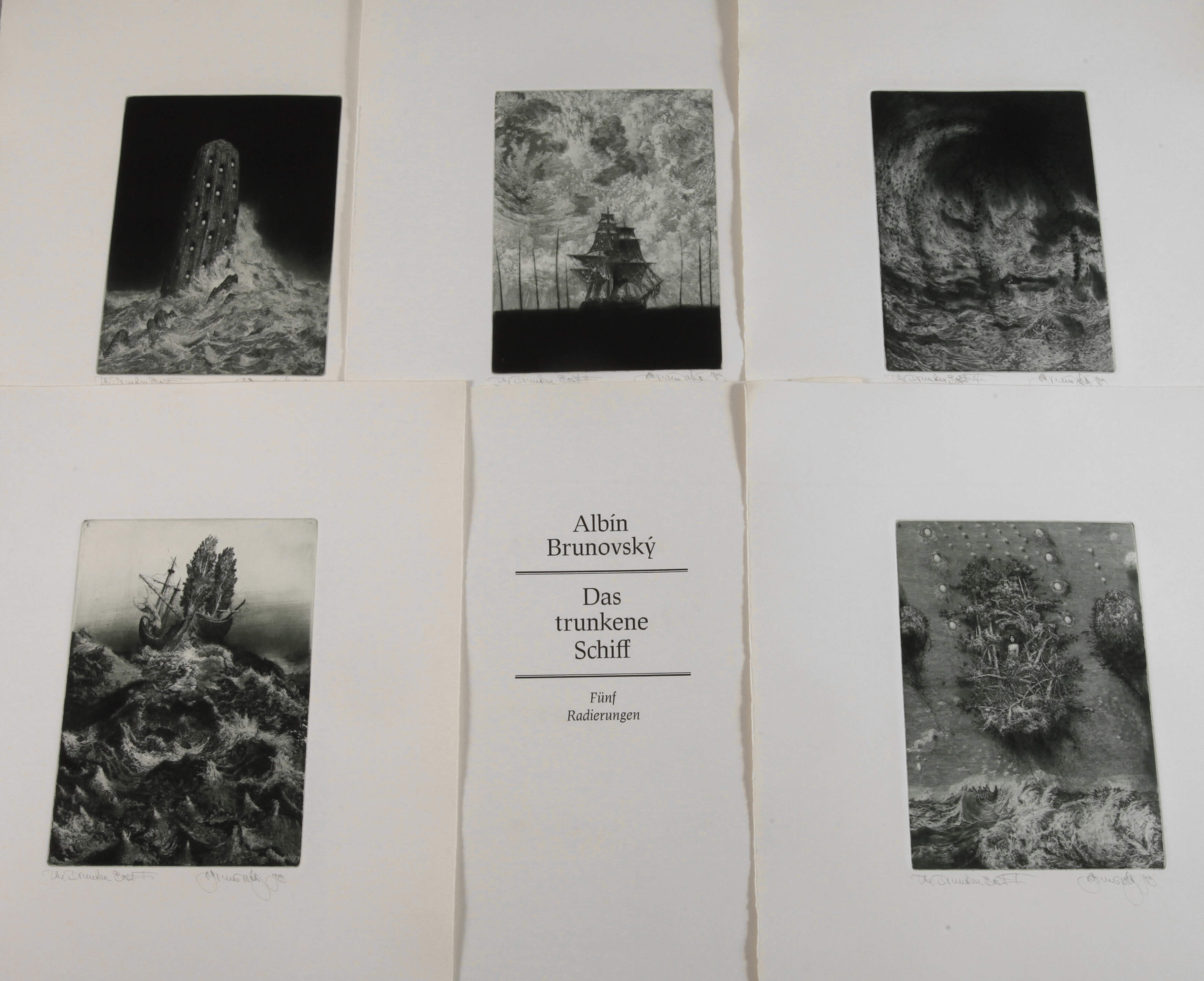 Albin Brunovsky | Mappenwerk Das trunkene Schiff | MutualArt