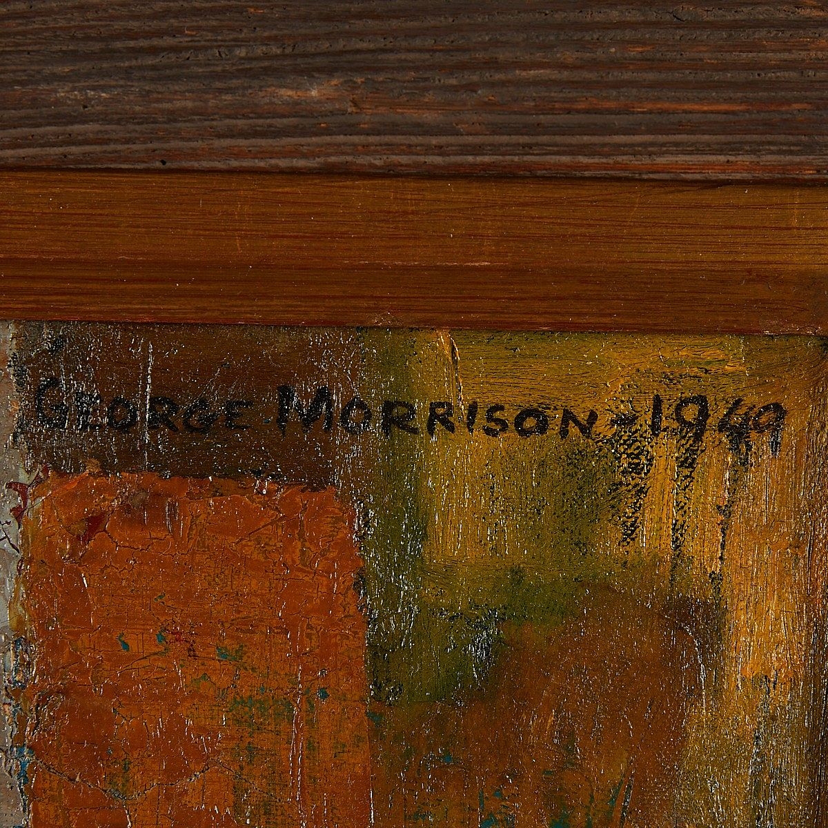 George Morrison | Still life of a pipe on a chair, 1949 (1949) | MutualArt