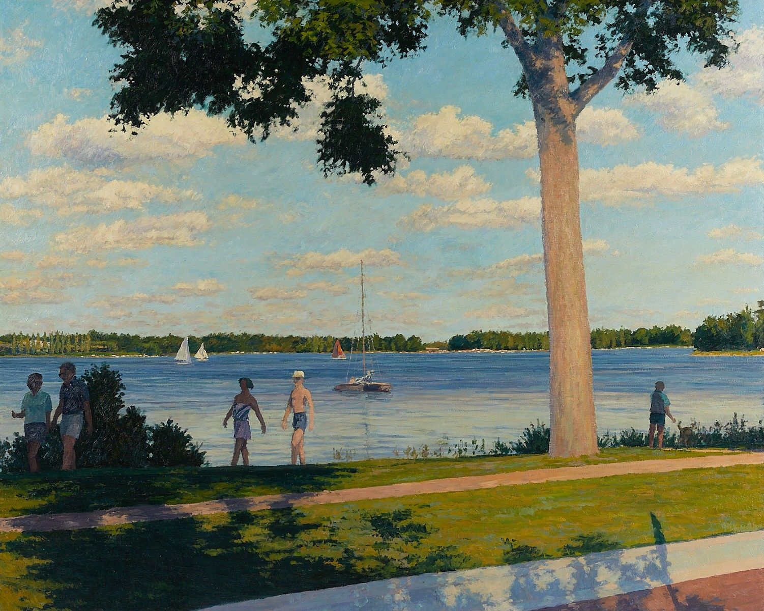 Gary Bowling | Minneapolis Lakes Diptych (1988) | MutualArt