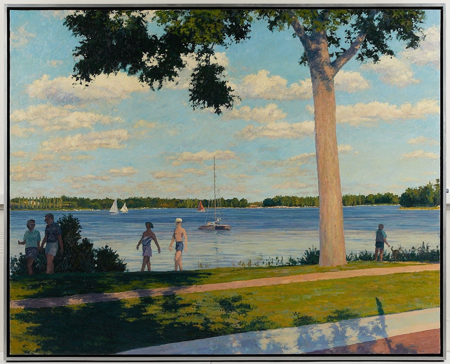 Gary Bowling | Minneapolis Lakes Diptych (1988) | MutualArt