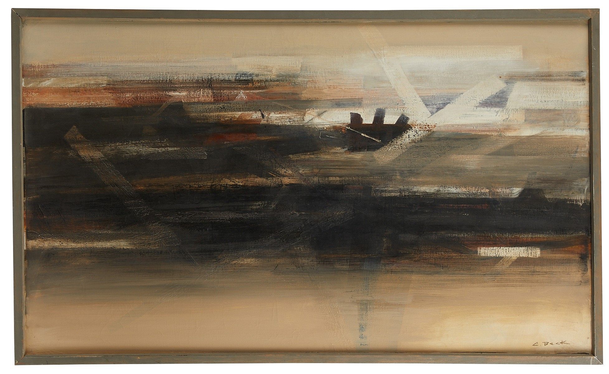 Charles Beck | Abstract painting, 1960 (1960) | MutualArt