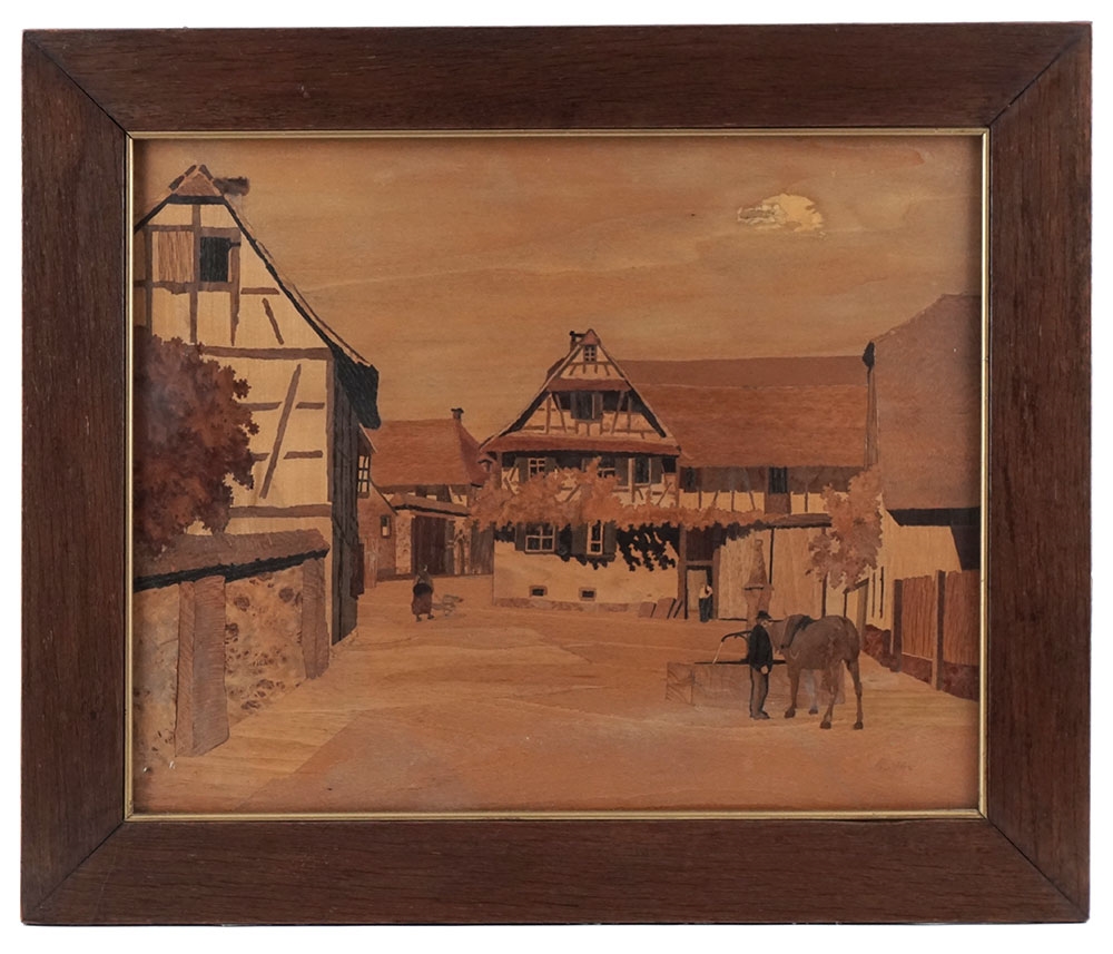 Charles Spindler | Alsatian village | MutualArt