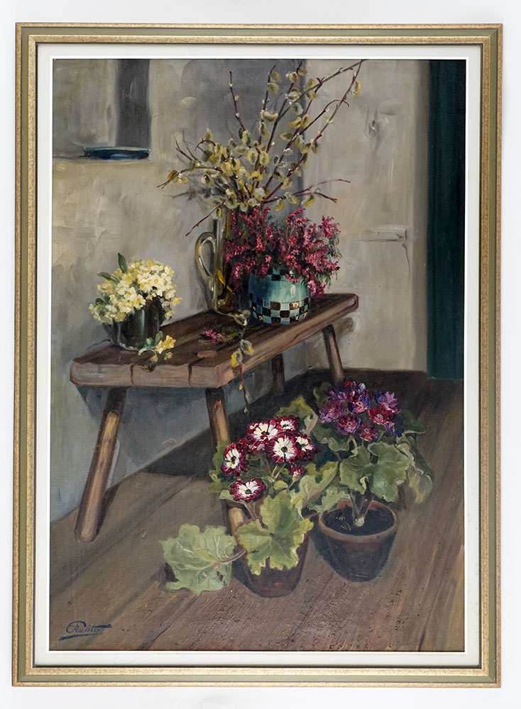 Edouard Frederic Wilhelm Richter | The Blue Dress | MutualArt