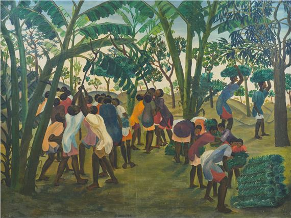 Sam Joseph Ntiro | Banana Harvest | MutualArt
