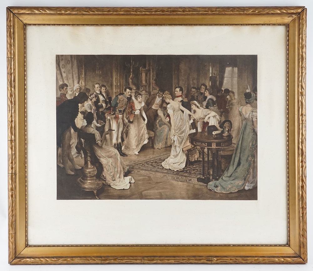 Franz Xavier Simm | Franz Xaver (1853-1918) Gallant Scene ...