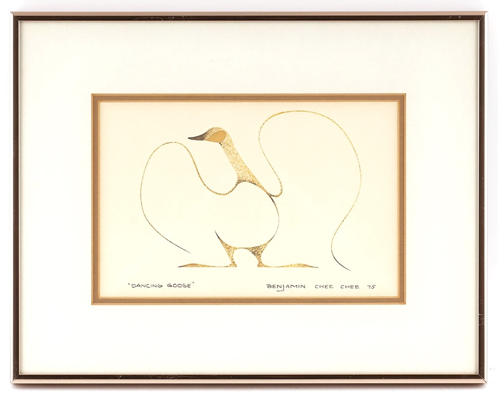 Benjamin Chee Chee | Dancing Goose | MutualArt