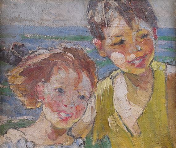 Dorothea Sharp | Children by the sea | MutualArt