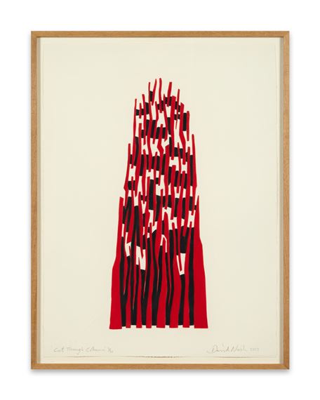 David Nash | Cut Trough Column (2017) | MutualArt