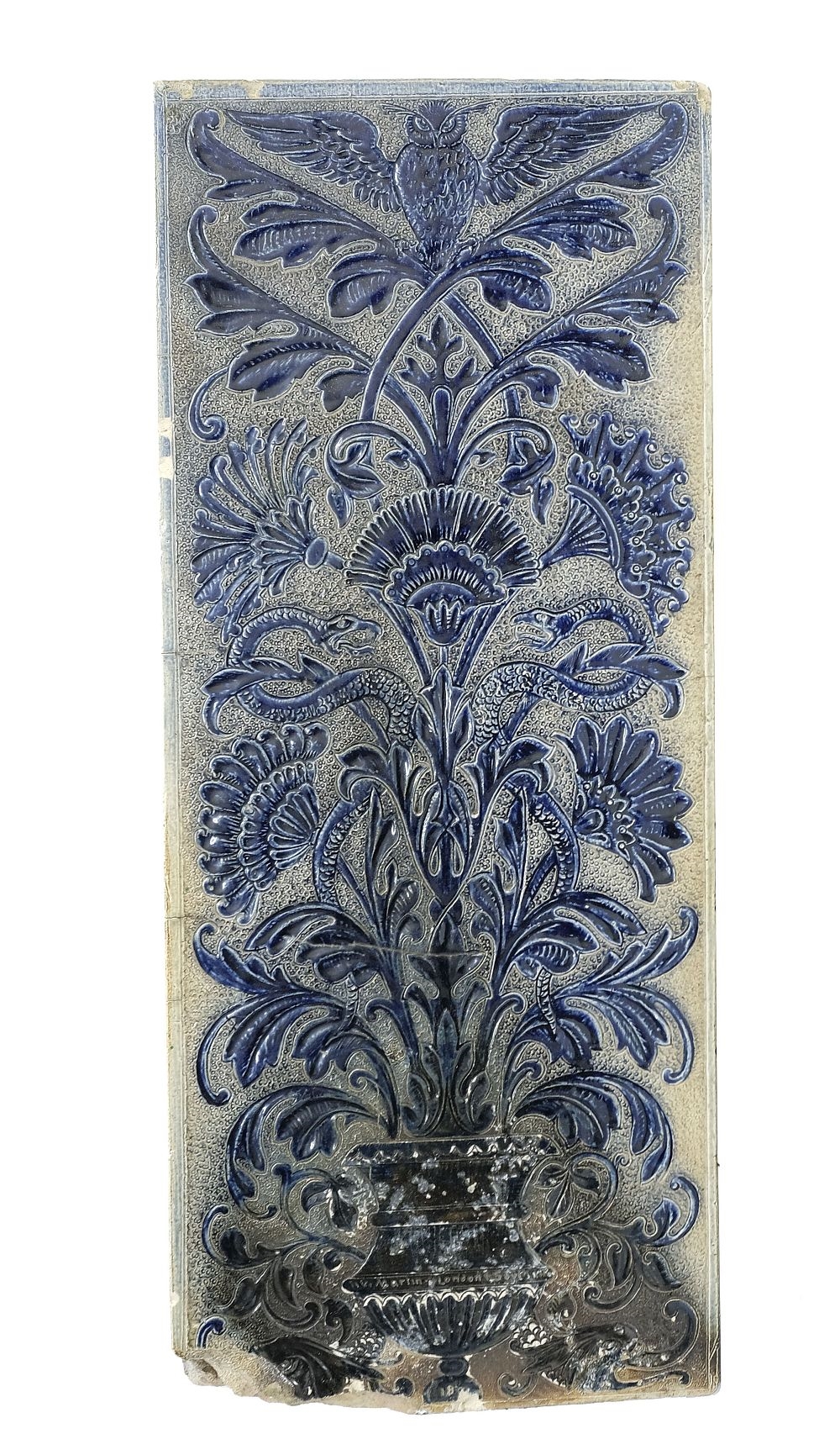 Robert Wallace Martin | a large stoneware wall panel (1879) | MutualArt