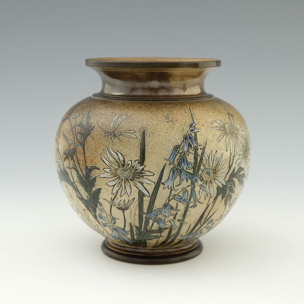Walter & Edwin Martin | a stoneware Wildflower Meadow jardiniere (1891 ...