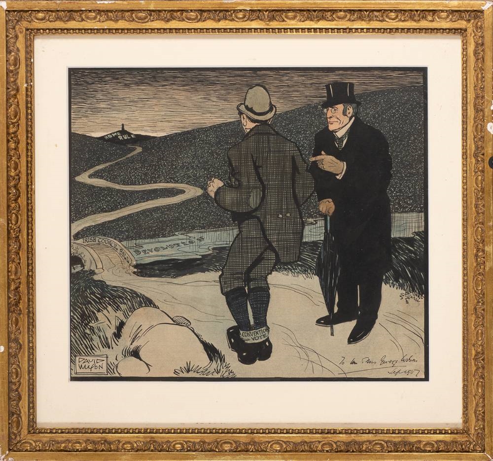 David Wilson | Home Rule cartoon | MutualArt