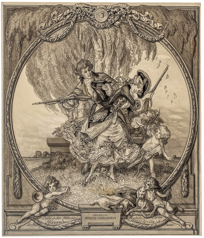 Franz von Bayros | Les deux portes Arquebuses | MutualArt