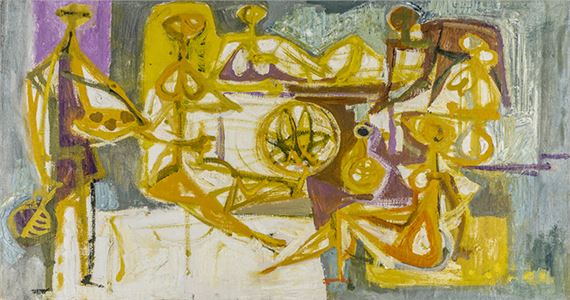 Paul Ohnsorge | Picknick am Strand (1960) | MutualArt