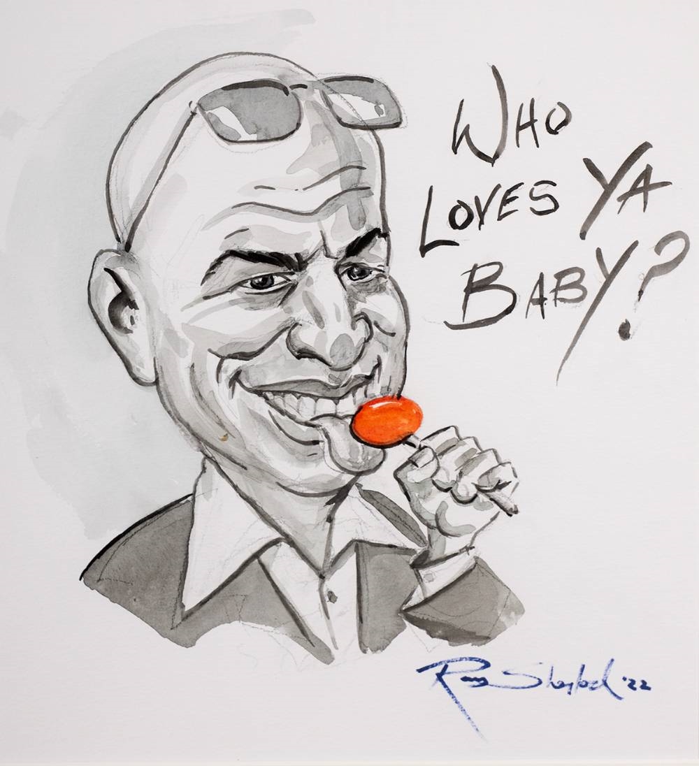 Ray Sherlock | Telly Savalas caricature | MutualArt