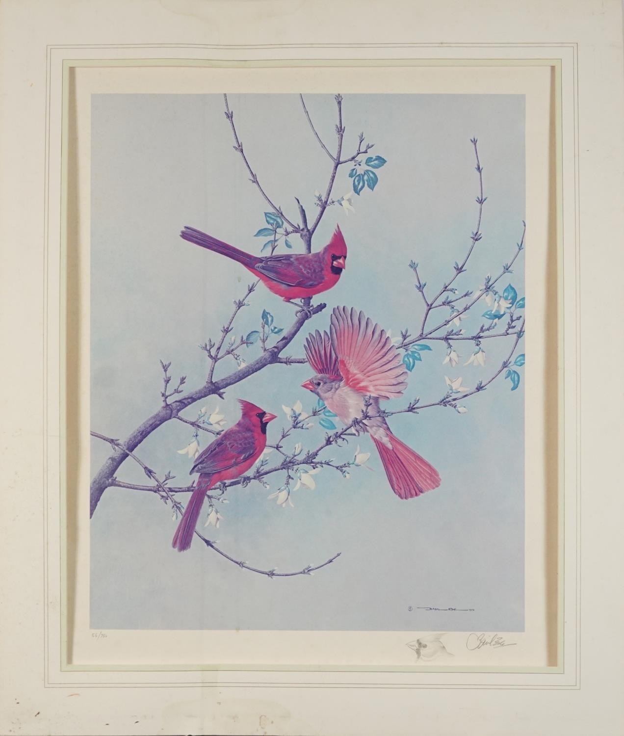 Basil Ede | Birds on branches | MutualArt