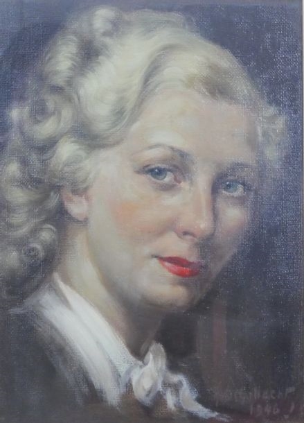 Alfred Schollaert | Portrait of a woman | MutualArt