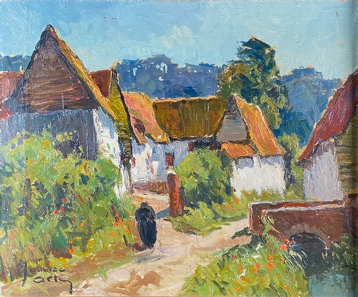 Maurice Martin | The village | MutualArt