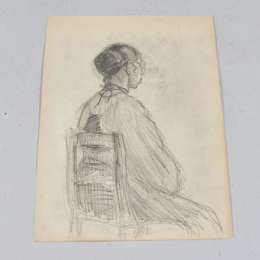 Einar Jolin | Sweden. Bild på båda sidor (1908) | MutualArt