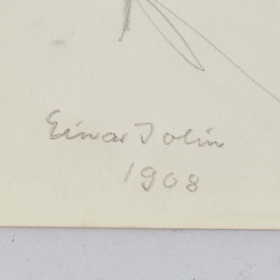 Einar Jolin | Sweden. Bild på båda sidor (1908) | MutualArt