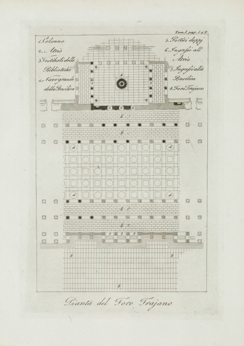 Francesco Rinaldi | Vistas y planos de la Antigua Roma (1818) | MutualArt