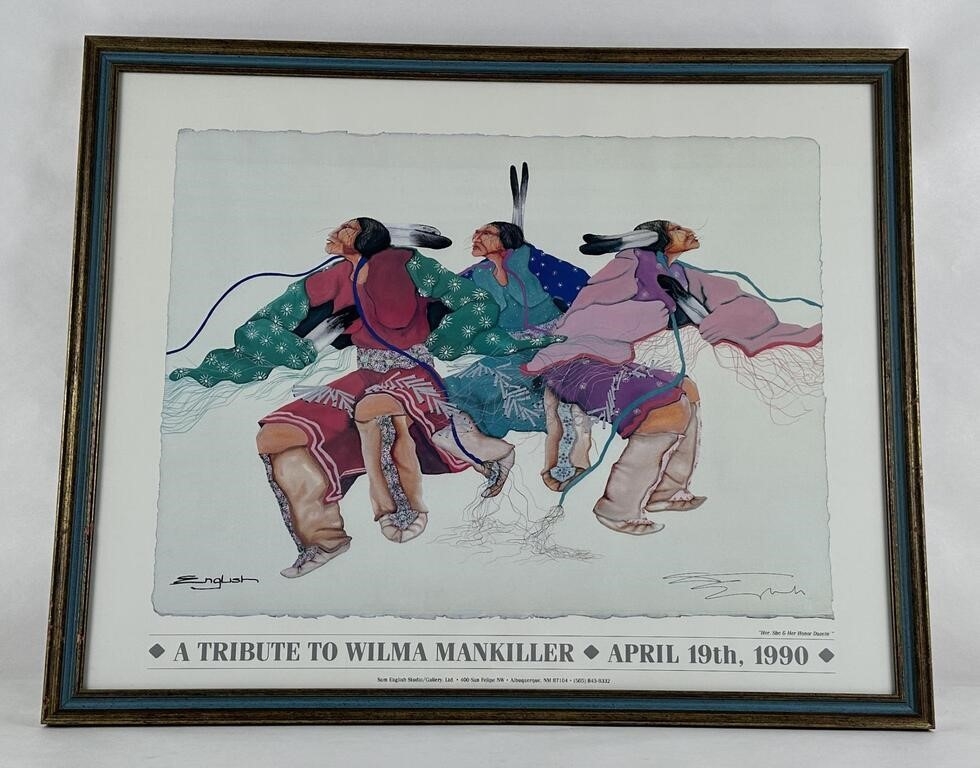 Sam English | Sam English Wilma Mankiller Exhibition Print | MutualArt
