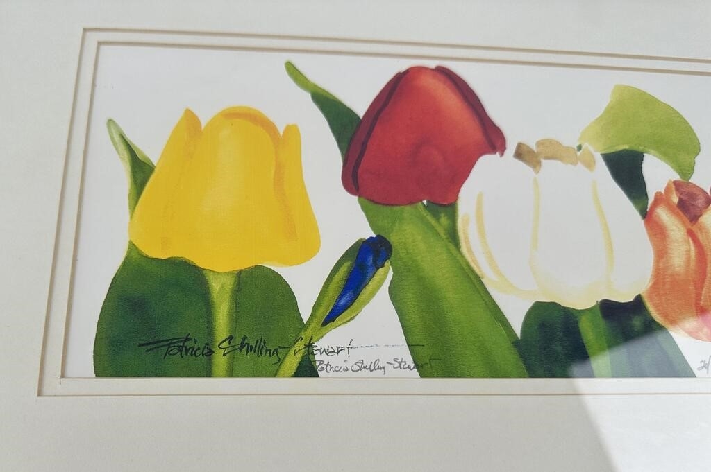 Patricia Stewart | Patricia Shilling Stewart Flower Print | MutualArt