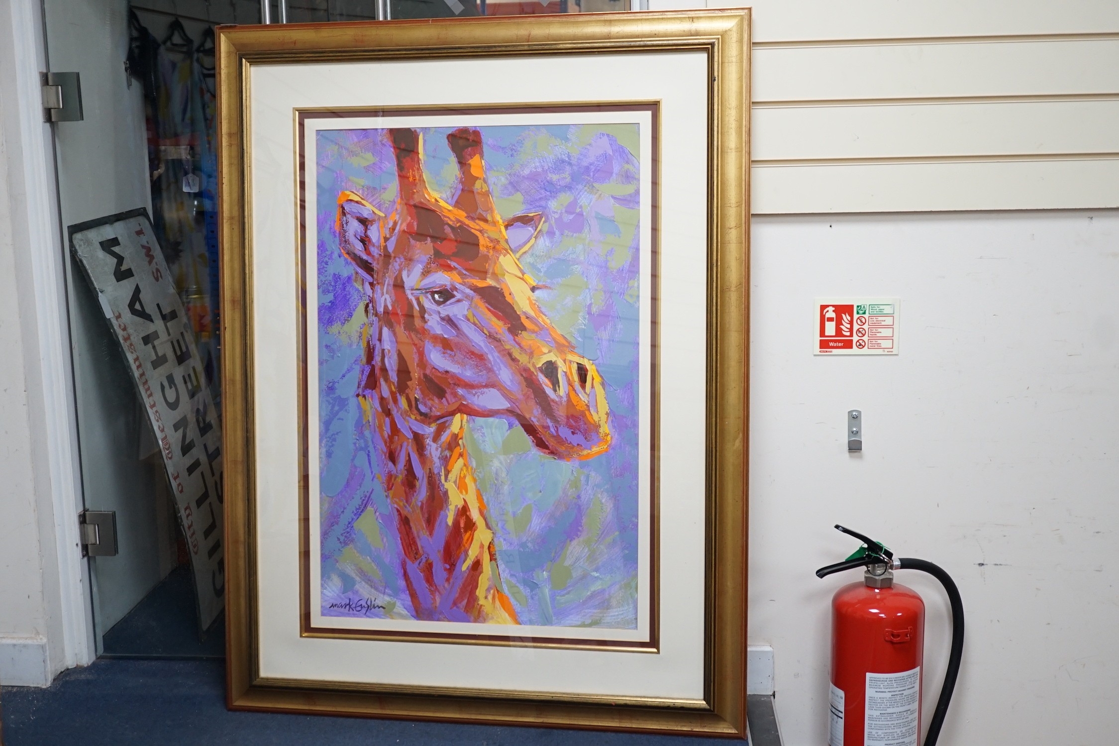 Mark Enslin | Giraffe's head | MutualArt