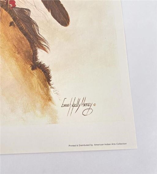 Enoch Kelly‏ Haney | Enoch Kelly Haney Hawk Warrior Print | MutualArt